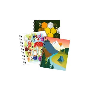 Cuaderno Media Carta Cuadriculado Anillado – Jucep